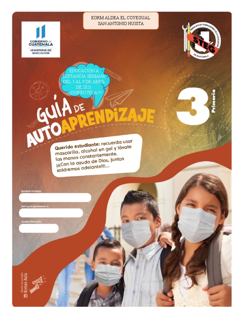 Guia de Tercero Primaria | PDF | Sonido | Vertebrados