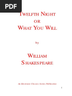 Twelfth Night - William Shakespeare | PDF | Twelfth Night