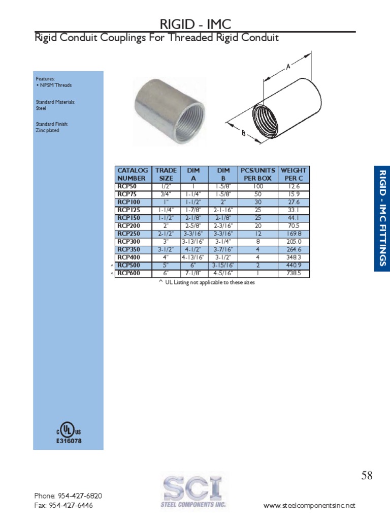 Union Conduit-Rgs | PDF