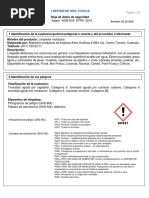 HDS Pinol | PDF | Agua | Toxicidad