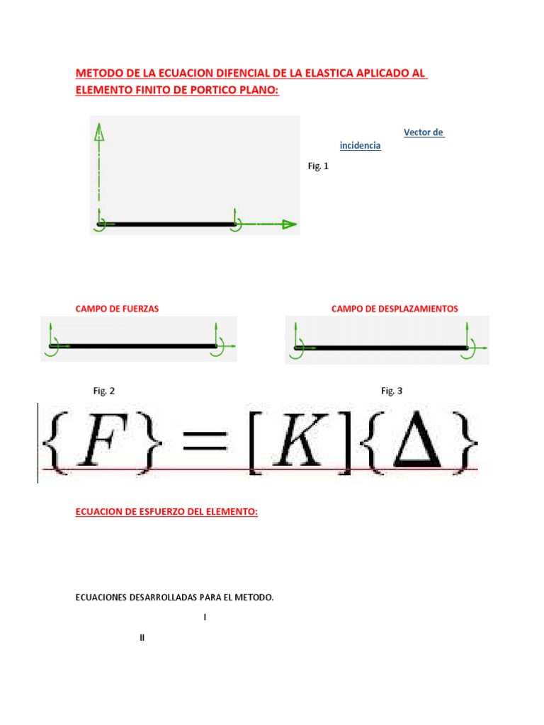 Matriz de Rigidez | PDF