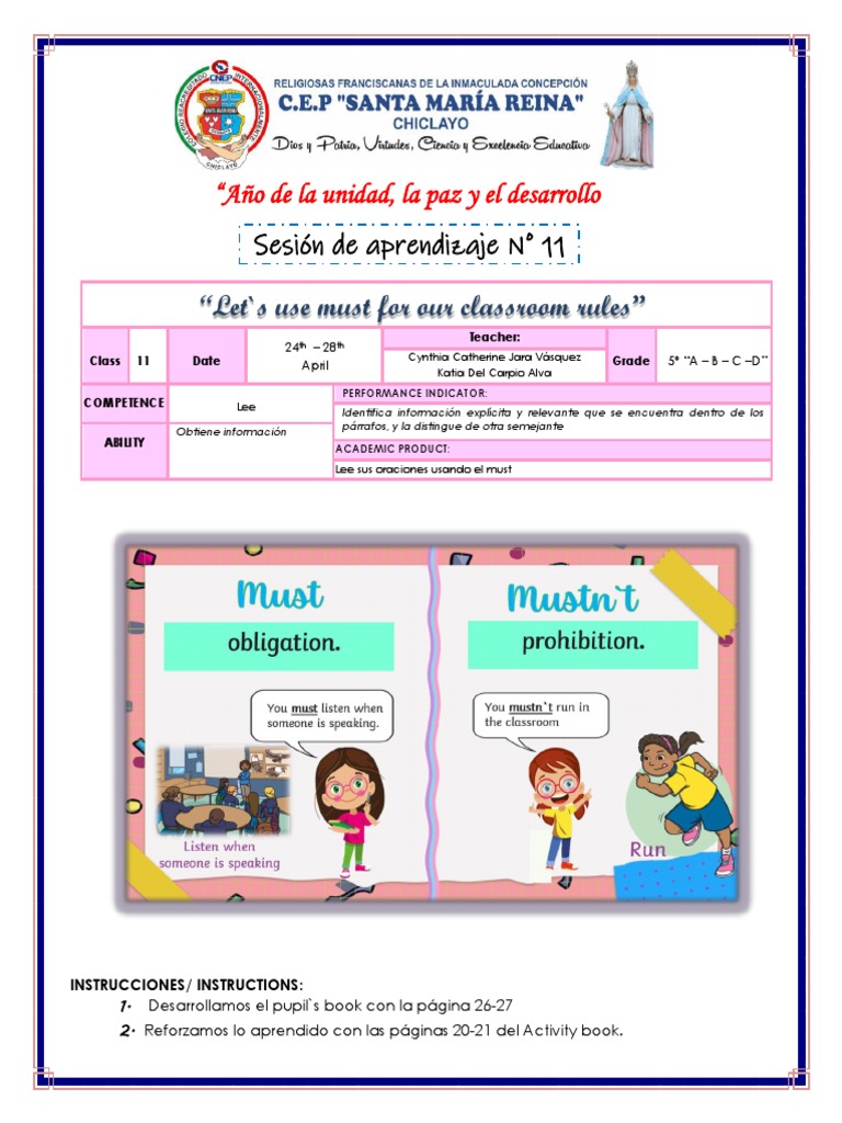 Lesson 11-5TH GRADE | PDF