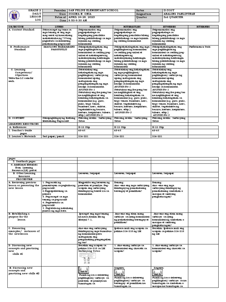 AP 2 Q3 Week 10 | PDF