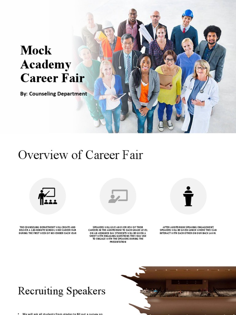 Career Fair Presentation | PDF | Communication | Cognition