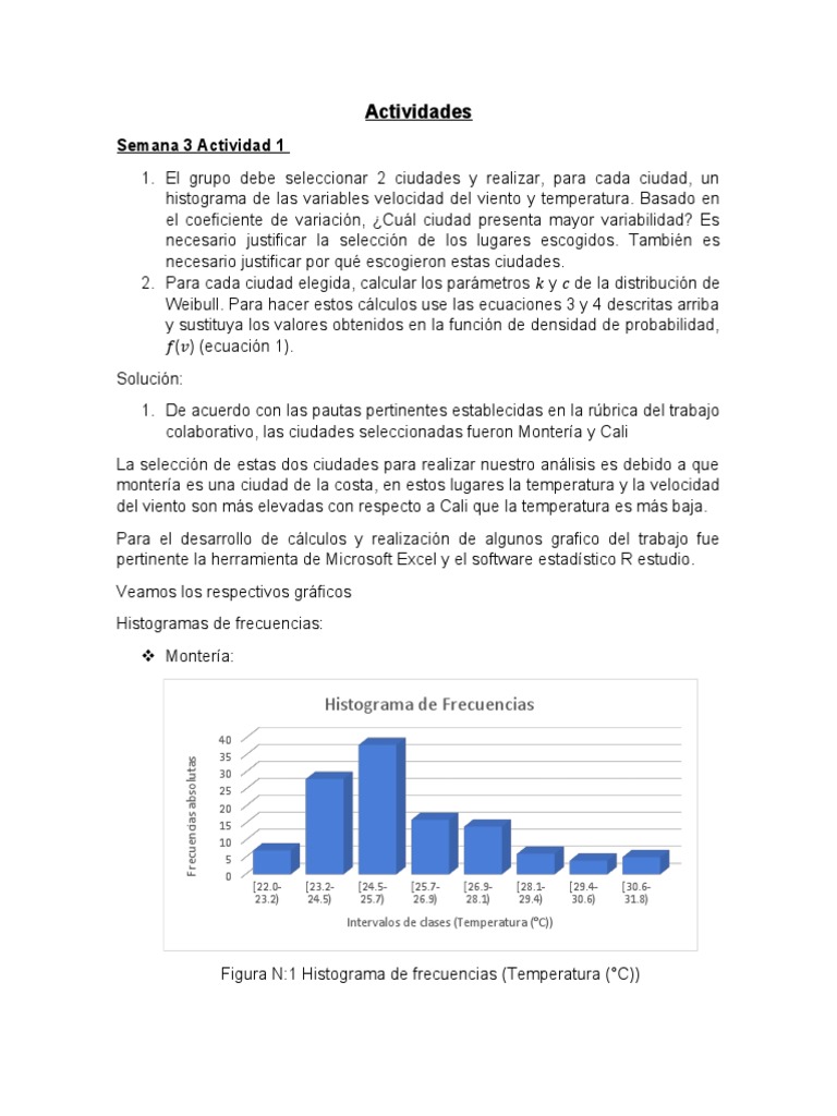 Probabilidad Semana 4 | PDF | Histograma