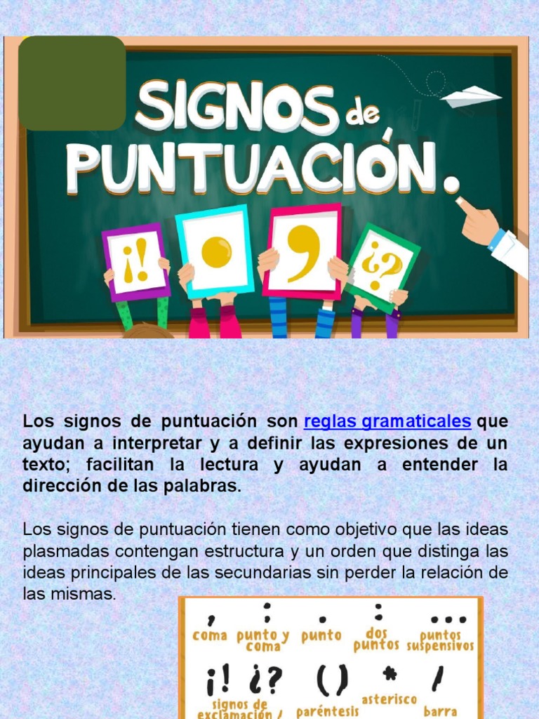 Guía de Signos de Puntuación | PDF