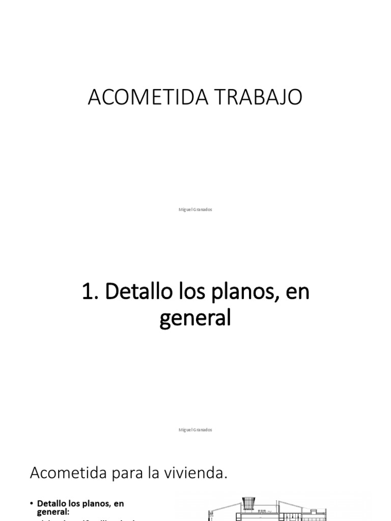 Magp Acometidas Trabajo PPT | PDF