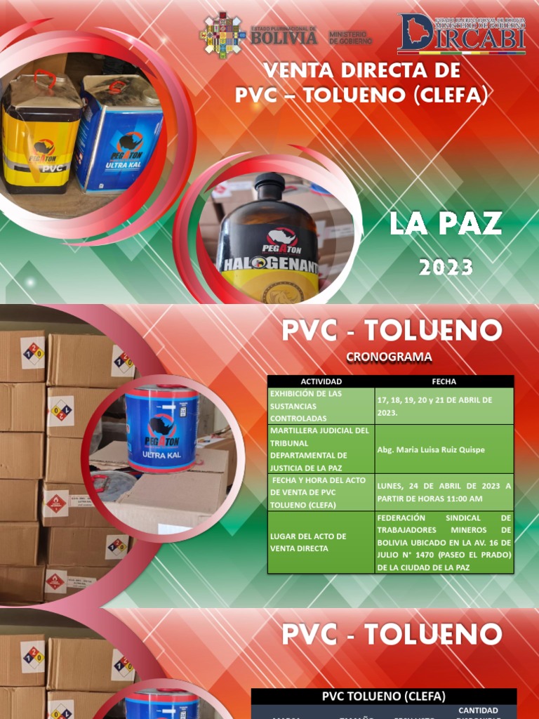 VENTA DIRECTA CLEFA LA PAZ Abril 2023 | PDF