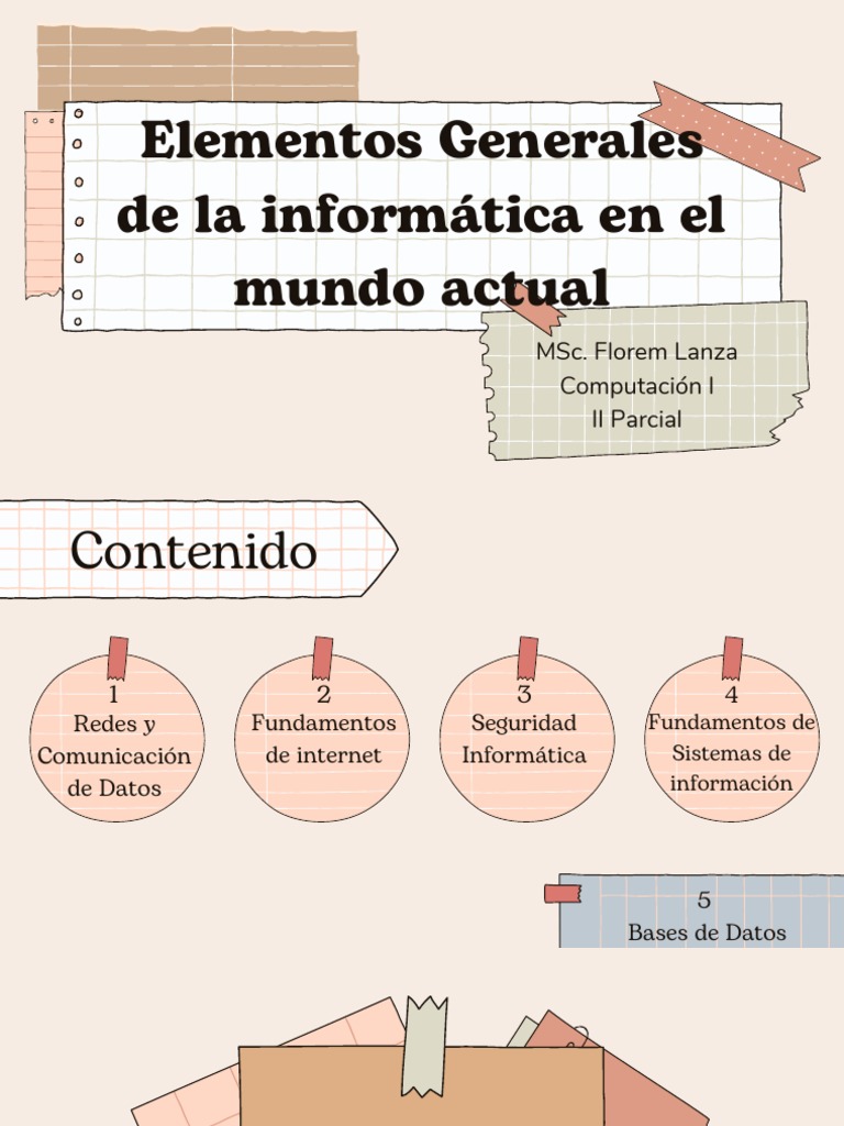 Elementos Generales de La Informática en El Mundo Actual: Msc. Florem ...