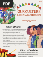 7 Characteristics of Culture | PDF | Social Science | Foreign Language ...