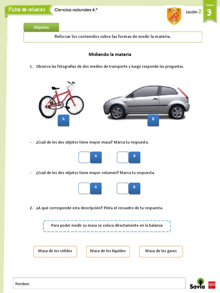 Refuerzo U3 L2 | PDF