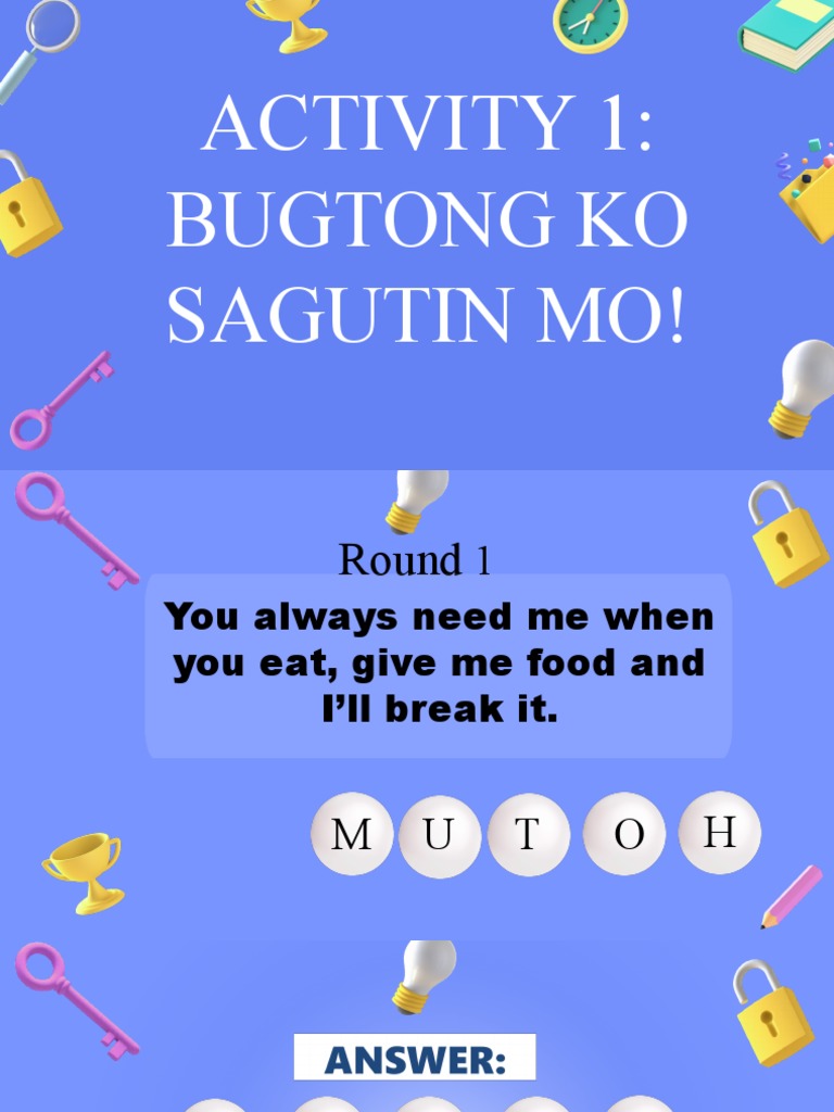 Motivation Bugtong | PDF