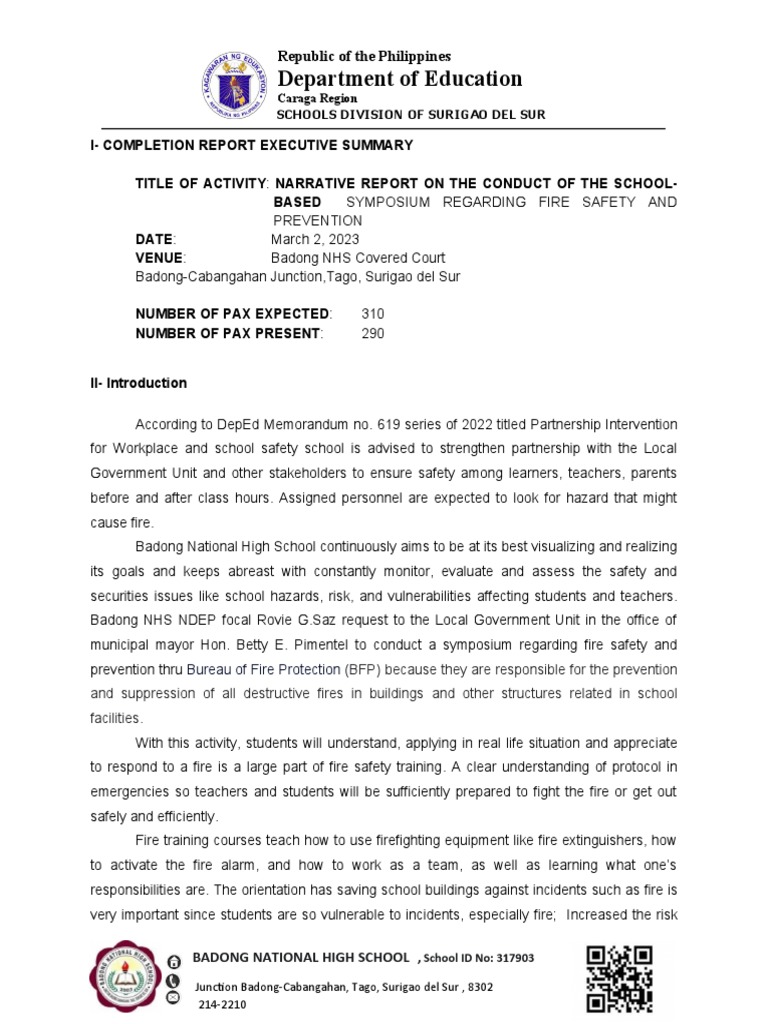 Fire Safety Symposium Report Pdf Fire Safety Firefighting