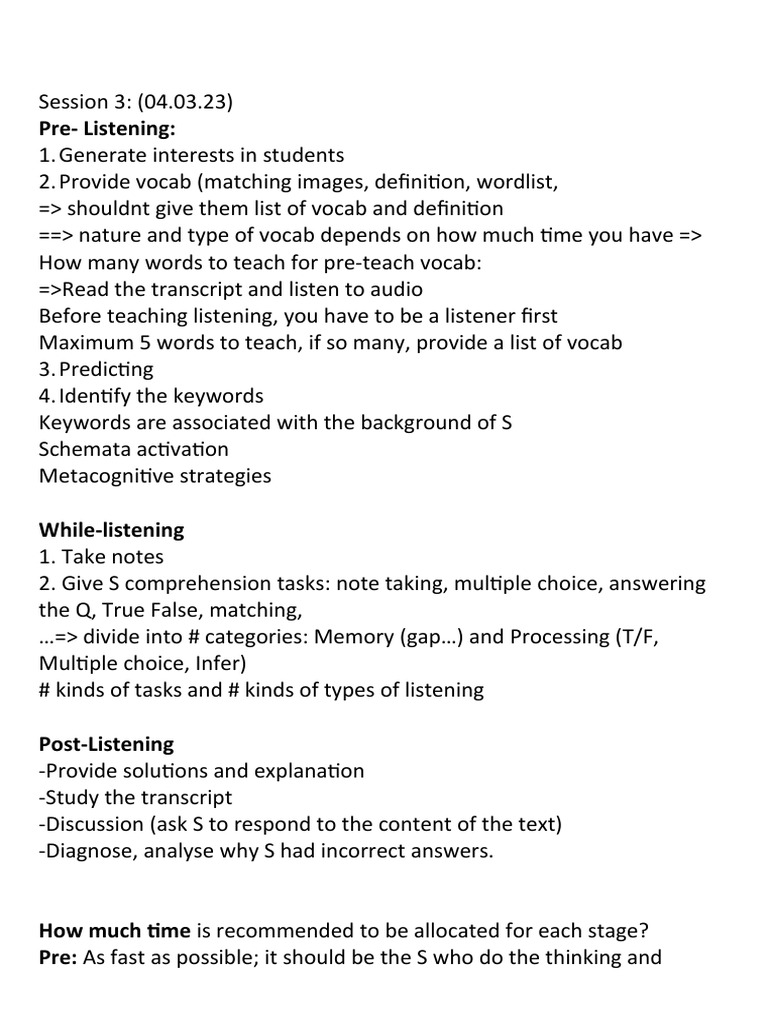 Session 3 | PDF | Reading Comprehension | Cognitive Psychology