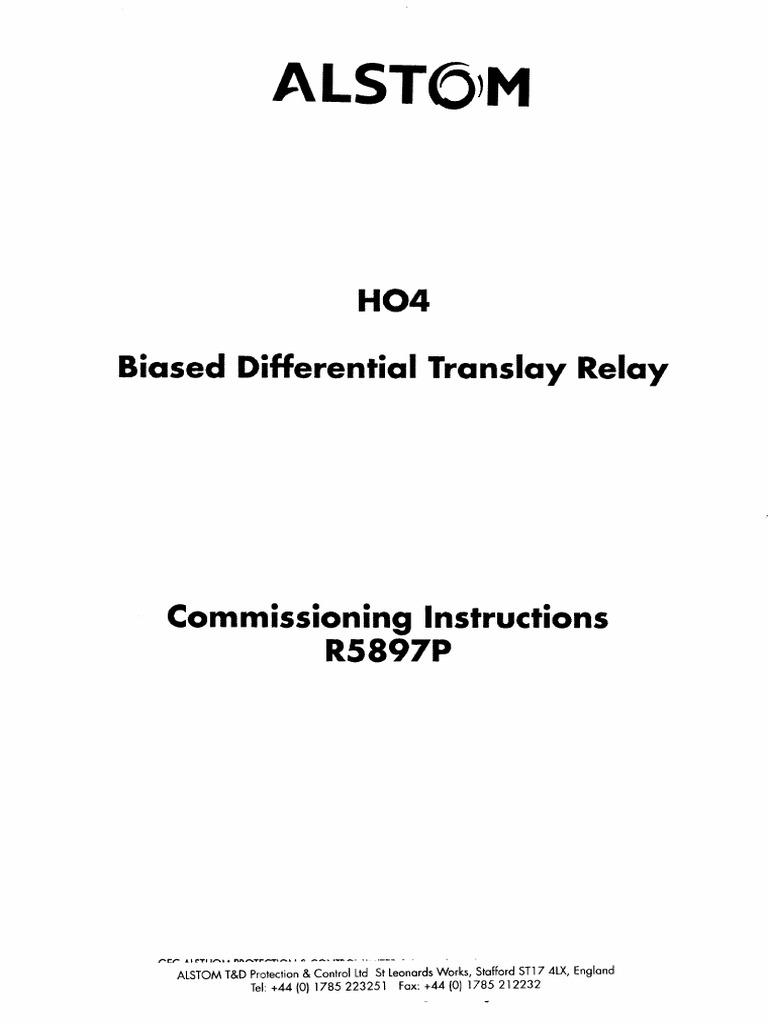 Ho4 R5897P | PDF