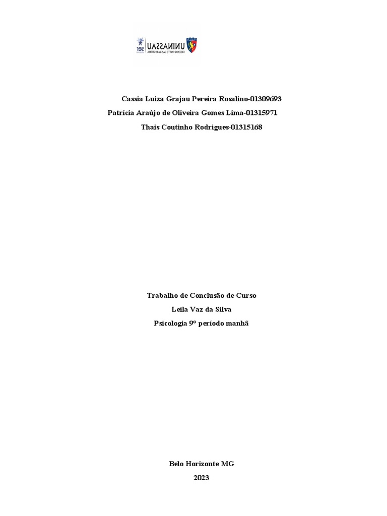 Modelo Artigo Uninassau 2023 | PDF