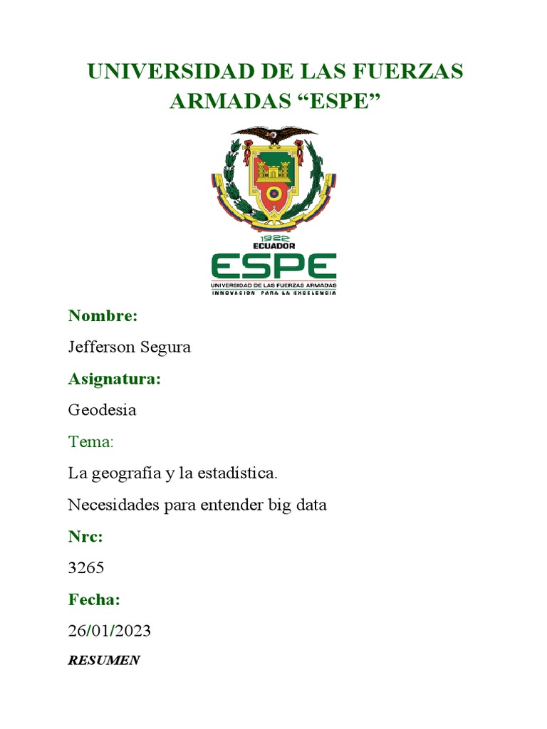 Universidad De Las Fuerzas Armadas Pdf