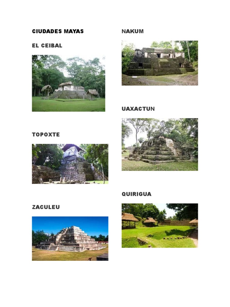 Ciudades Mayas | PDF