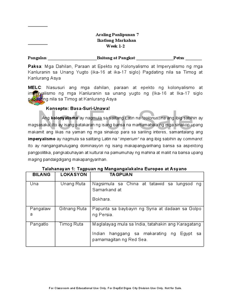 Social Studies in Junior High School Module 1 | PDF