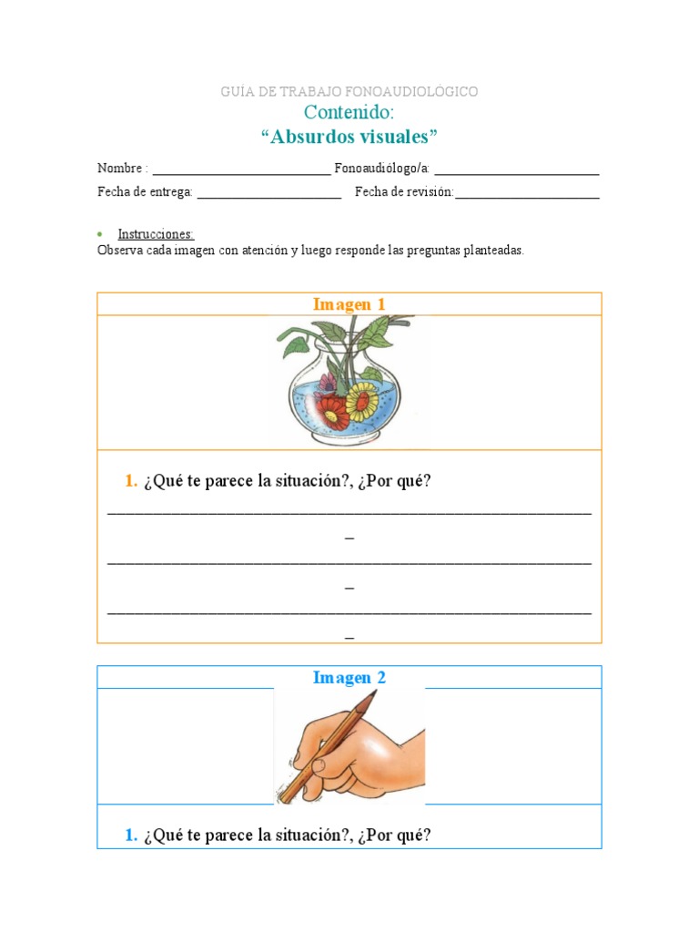 Guía - Absurdos Visuales | PDF