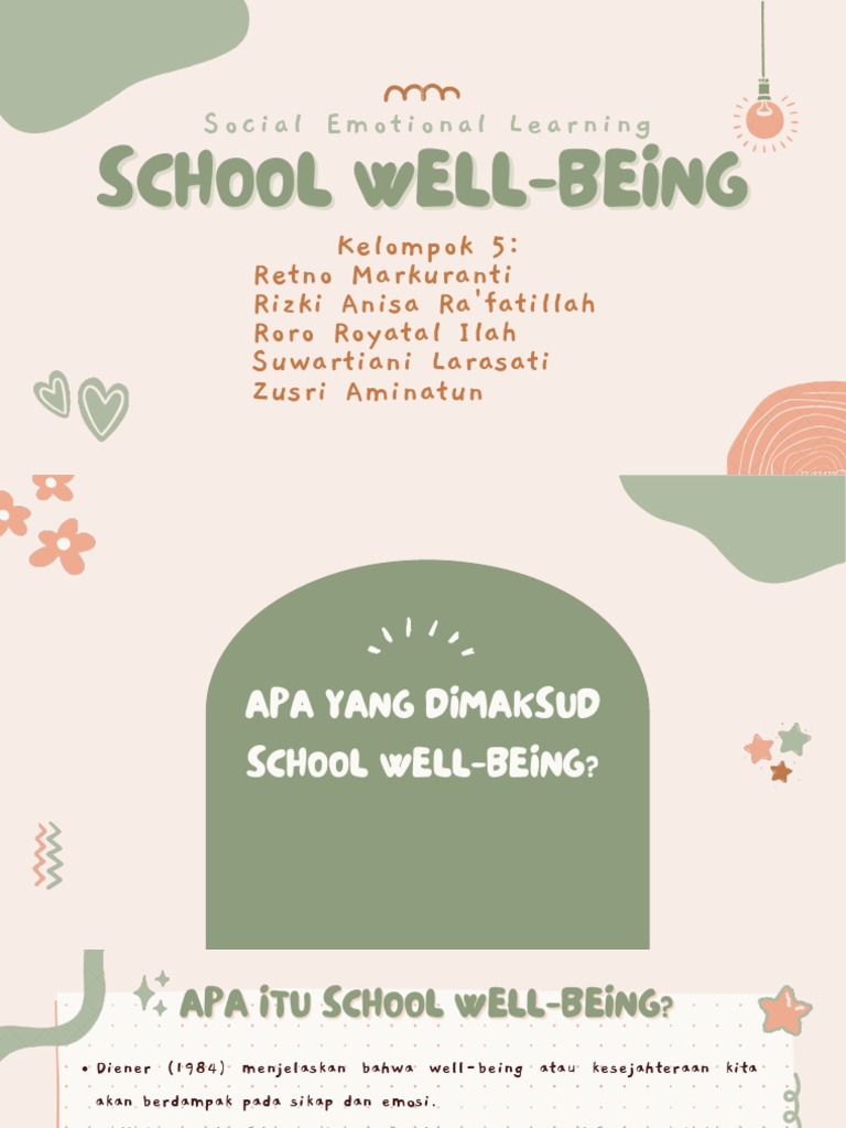 T5 - Sel - School Well-Being | PDF