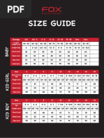 Size Chart - Bata | PDF | Sports & Recreation | Home & Garden