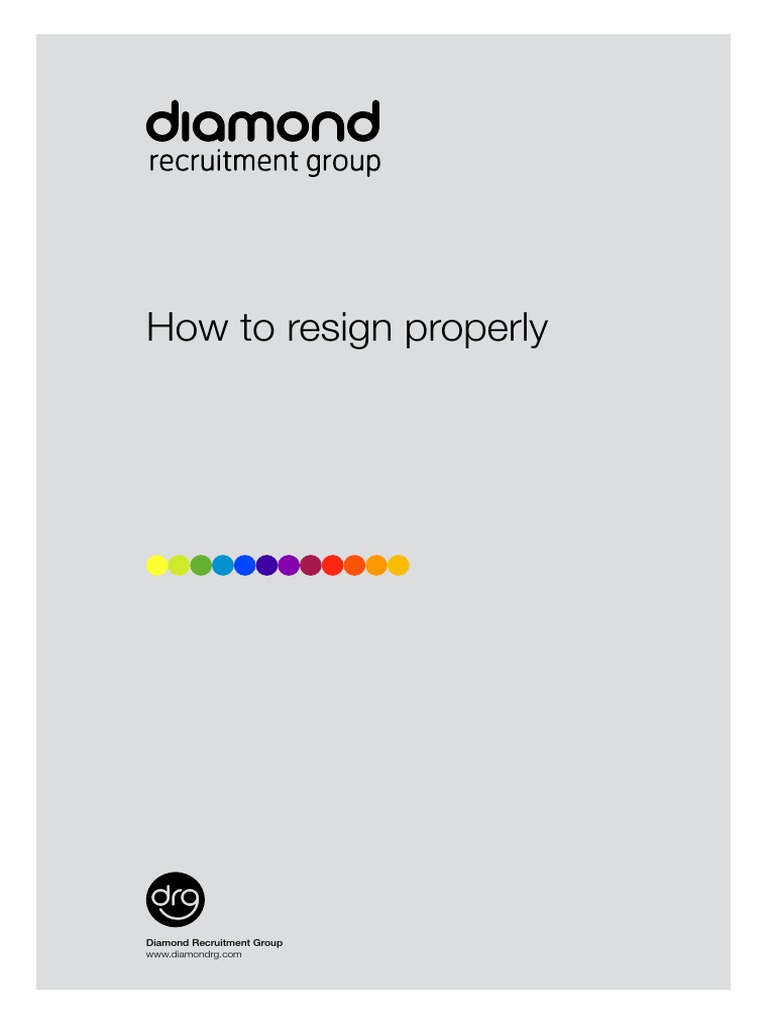 Diamond Resign | PDF | Employment
