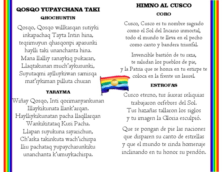 Himno Al Cusco | PDF