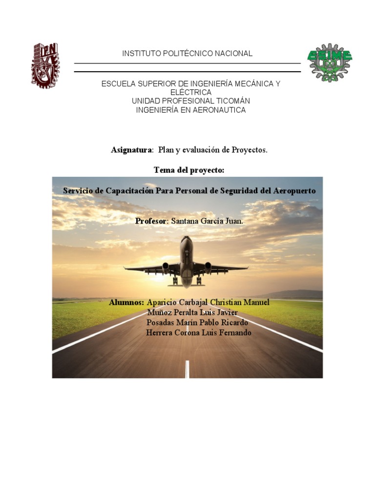 Servicio de Capacitación para Personal de Seguridad Del Aeropuerto | PDF
