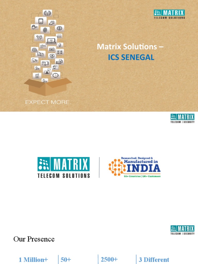 Matrix Solutions - : Ics Senegal | PDF | Session Initiation Protocol ...