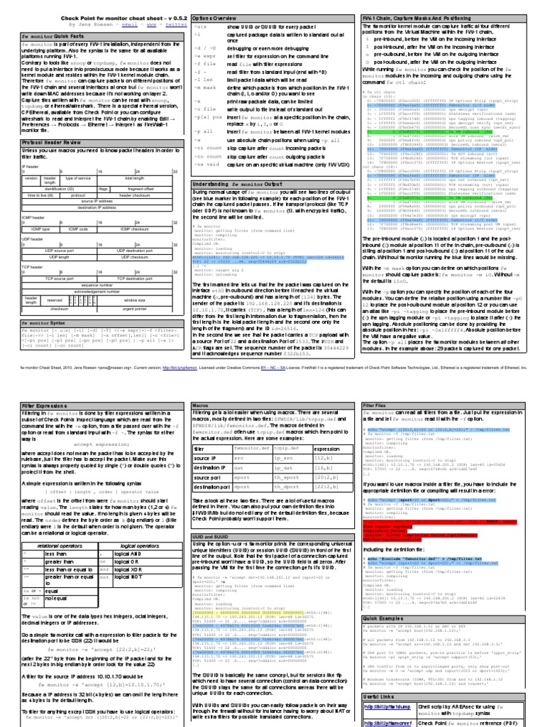 FW Monitor | PDF | Transmission Control Protocol | Telecommunications
