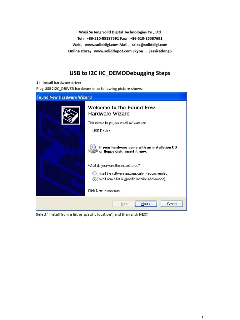 USB2I2C - DEMO Debugging Steps | PDF | Games & Activities | Computers