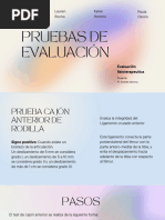 Pruebas de Bostezo en Rodilla | PDF | Rodilla | Medicina CLINICA