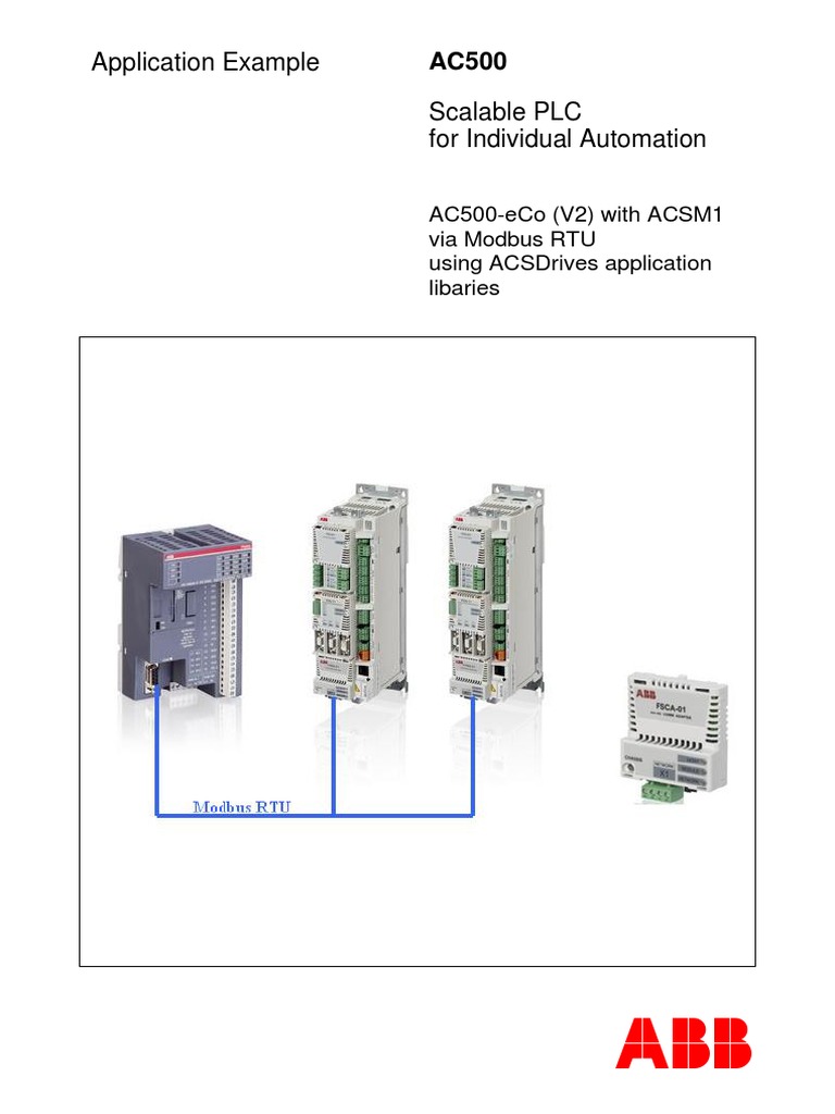 AC500-eCo ACSM1 Via Modbus RTU | PDF