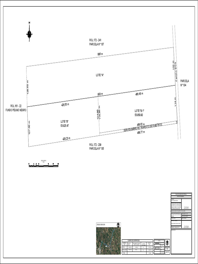 PLANO DE SUBDIVISIÓN PIA MARÍA HURTADO HERNANDEZ | PDF