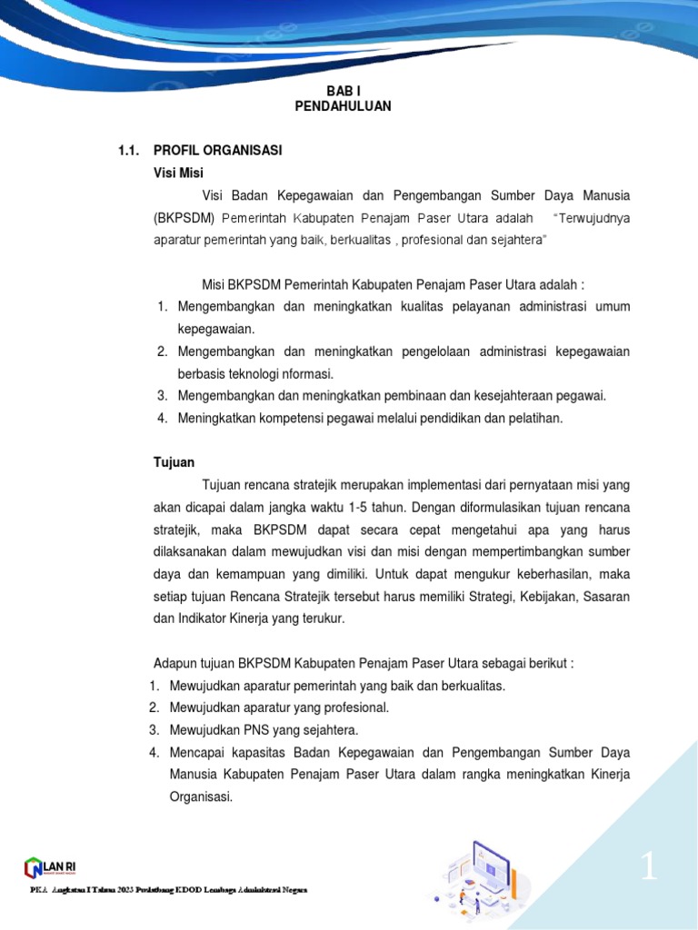 BKPSDM Penajam Paser Utara | PDF