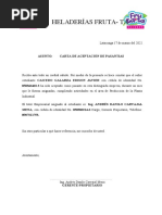 Carta de Expresion de Interes Laboral | PDF