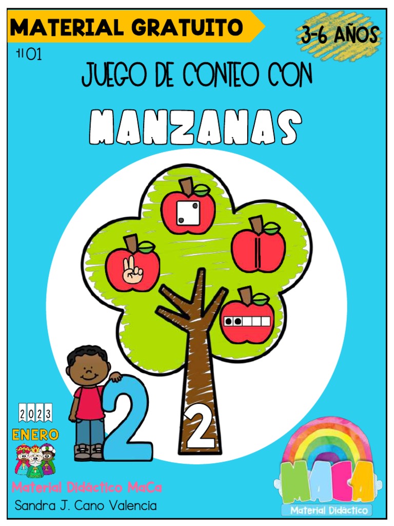 Actividades de Conteo con Manzanas | PDF