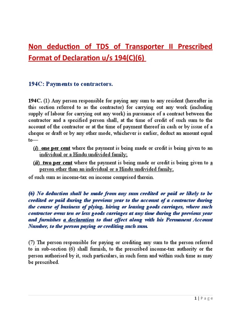 Declaration 194c6 | PDF | Money | Government