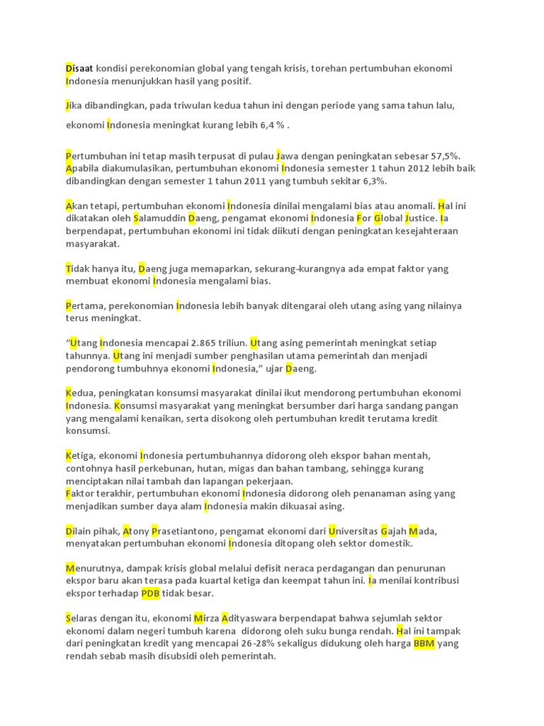 Tugas 3 Bahasa Indonesia | PDF