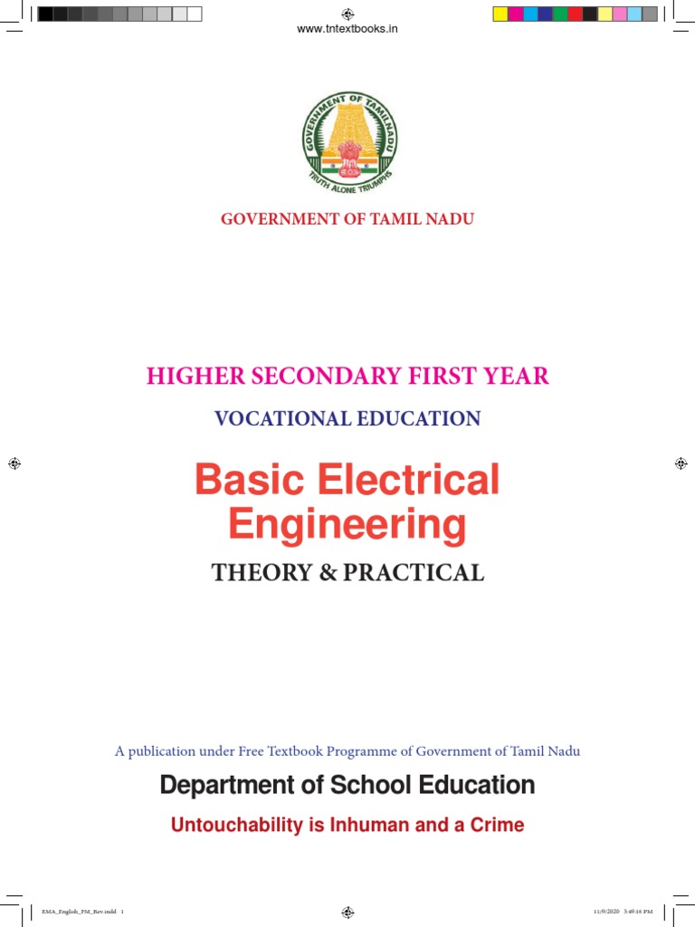 11th Basic Electrical Engineering | PDF | Power Station | Atoms
