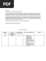 Request for Biometric Attendance System | PDF