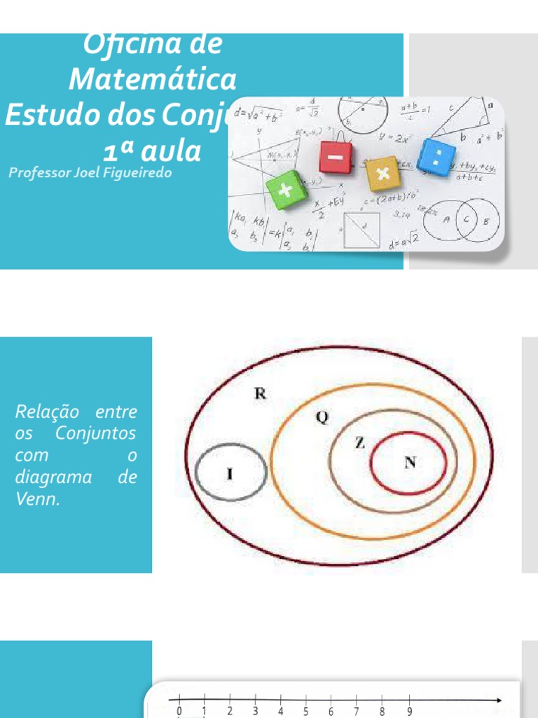 Oficina de Matemática Estudo Dos Conjuntos 1 Aula: Professor Joel Figueiredo | PDF