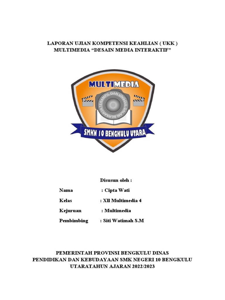 Laporan Ukk Multimedia Interaktif | PDF