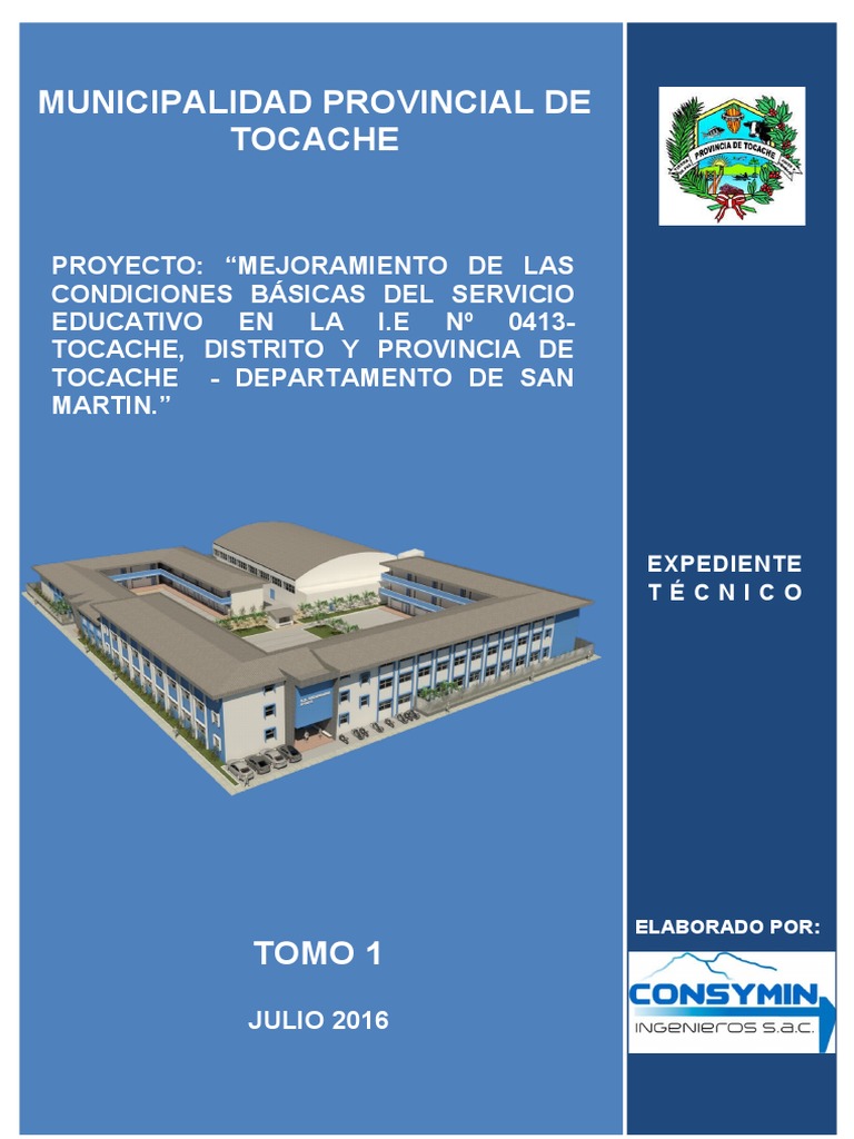 Proyecto para mejorar las condiciones básicas del servicio educativo en la Institución Educativa ...