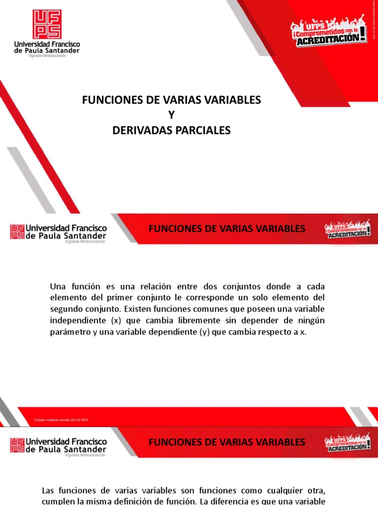 Guia 7. Funciones de Varias Variables | PDF | Función (Matemáticas) | Derivado