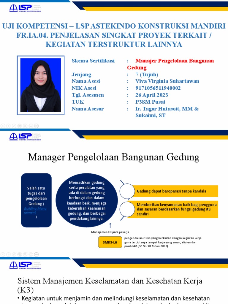 Uji Kompetensi - LSP Astekindo Konstruksi Mandiri FR - Ia.04 ...