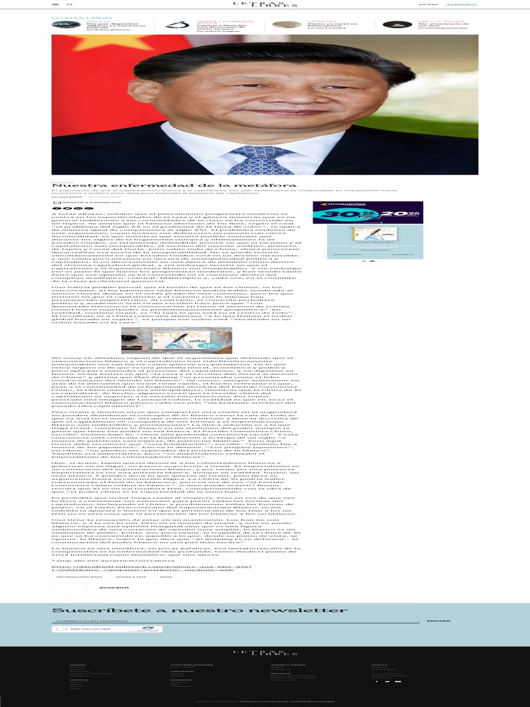 Nuestra Enfermedad de La Metáfora - Letras Libres | PDF | Capitalismo ...