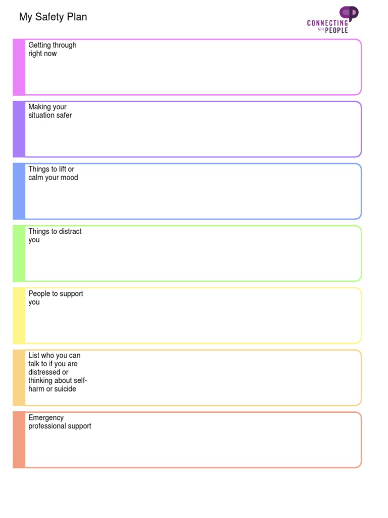 Blank Safety Plan | PDF