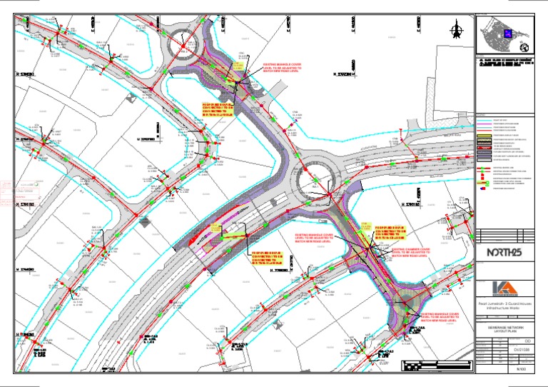 Pearl Jumeirah Sewerage Network Layout | PDF